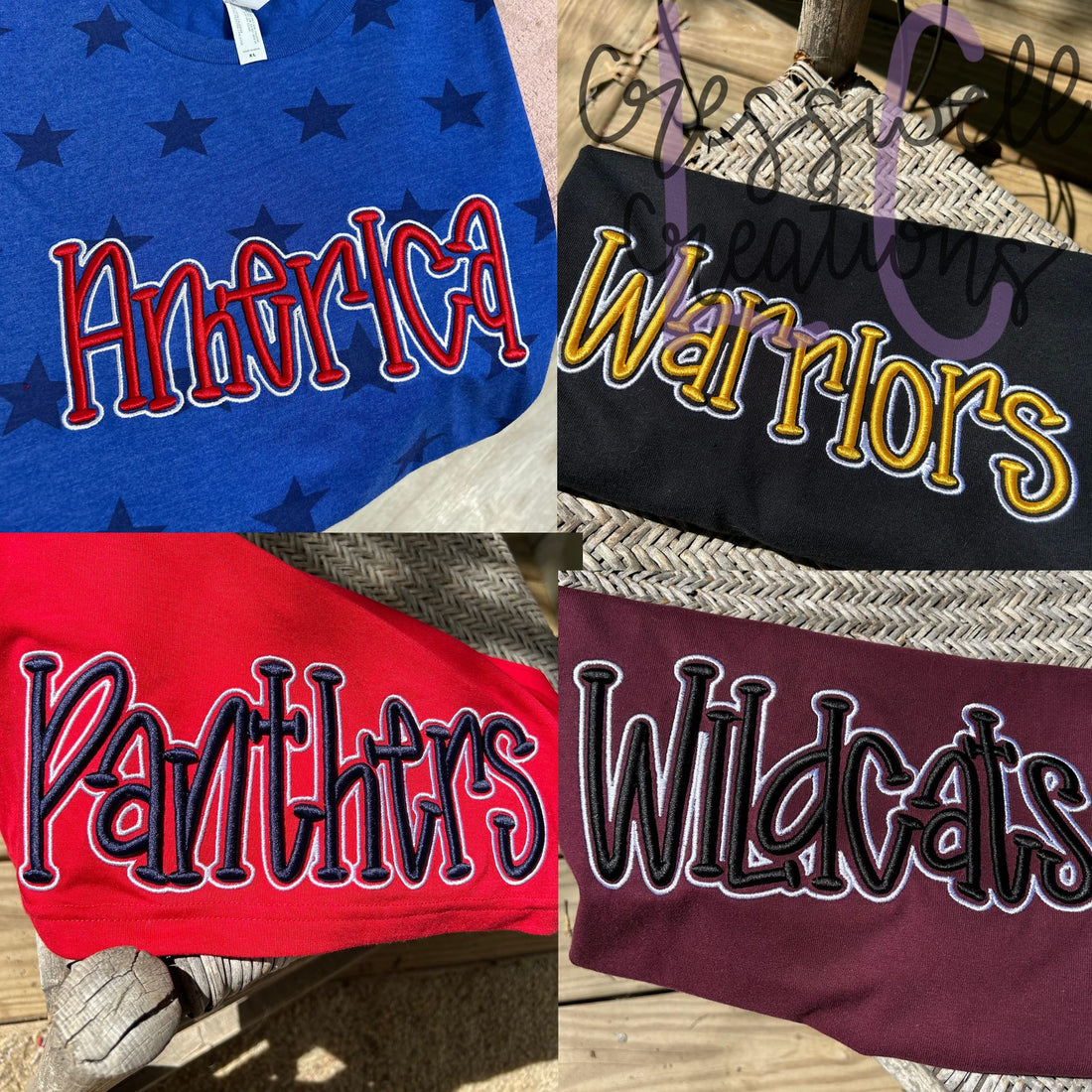 Custom Hand Lettered 3D Puff Machine Embroidery Design – Cresswell ...